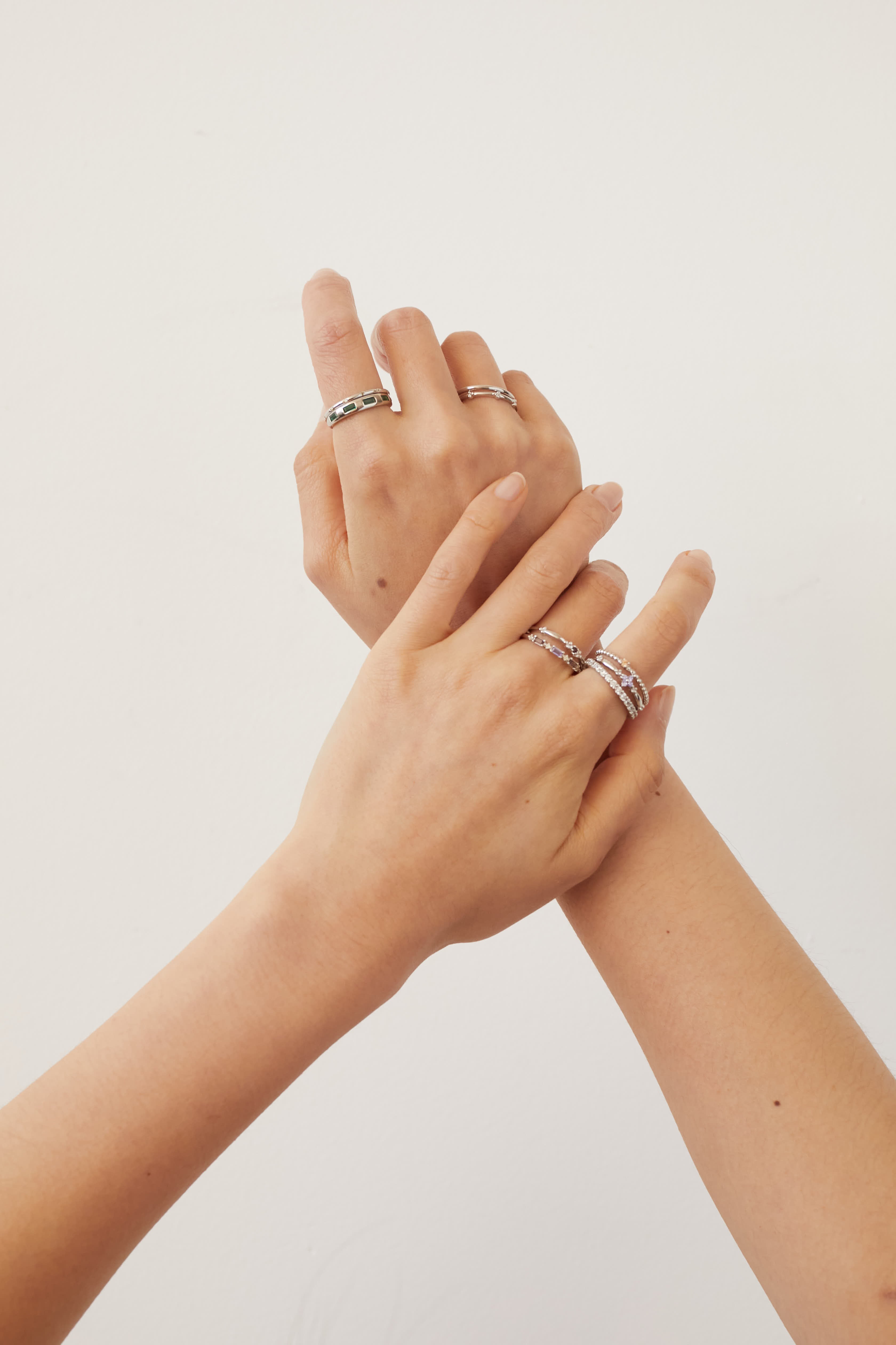 3 Ways to stack your new silver rings – HOS | Long Lasting Demi Fine ...